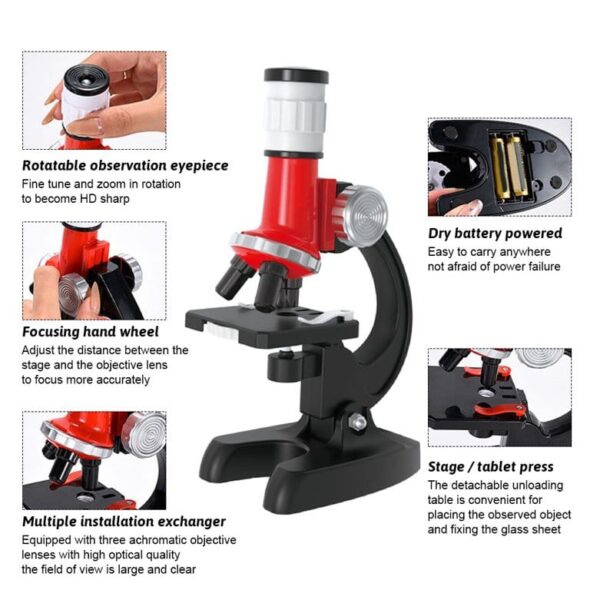 Optics Microscope Science Pretend Play Kit – Toyzee