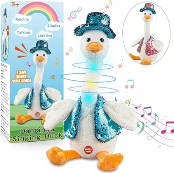 Funny and Dancing Musical Duck Toy For Toddlers – Toyzee